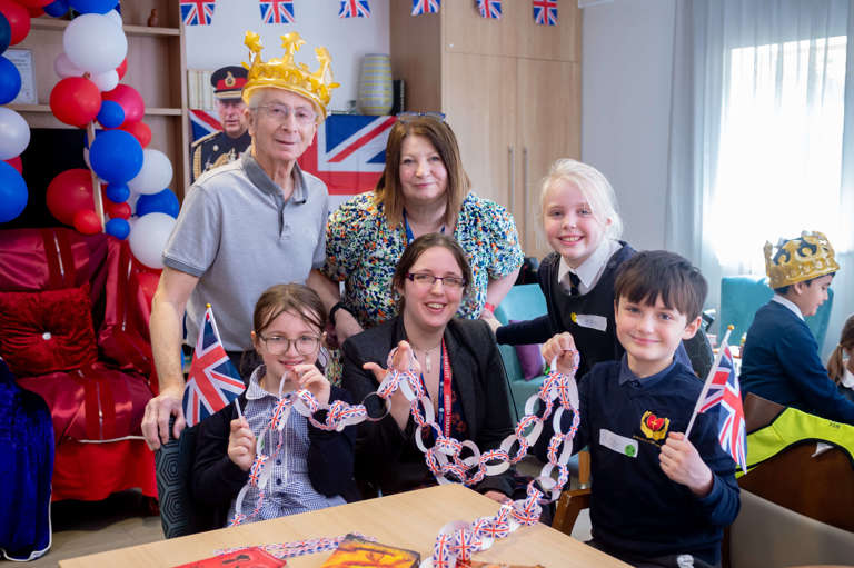 Coronation unites generations at Orbit extra care scheme